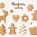 Christmas Cookies Clipart, Watercolor Gingerbread, Sweets, Candy ...