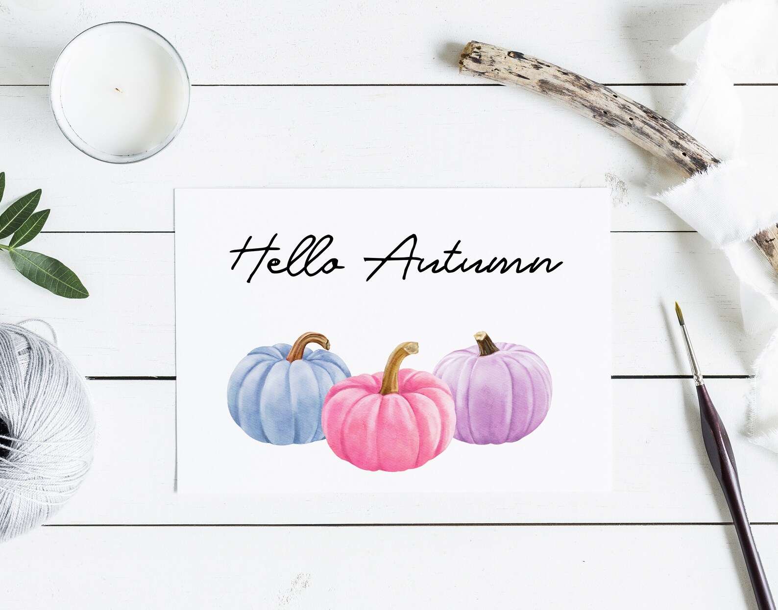 Pastel Pumpkin Clipart Watercolor Pumpkins Pink Blue Violet - Etsy