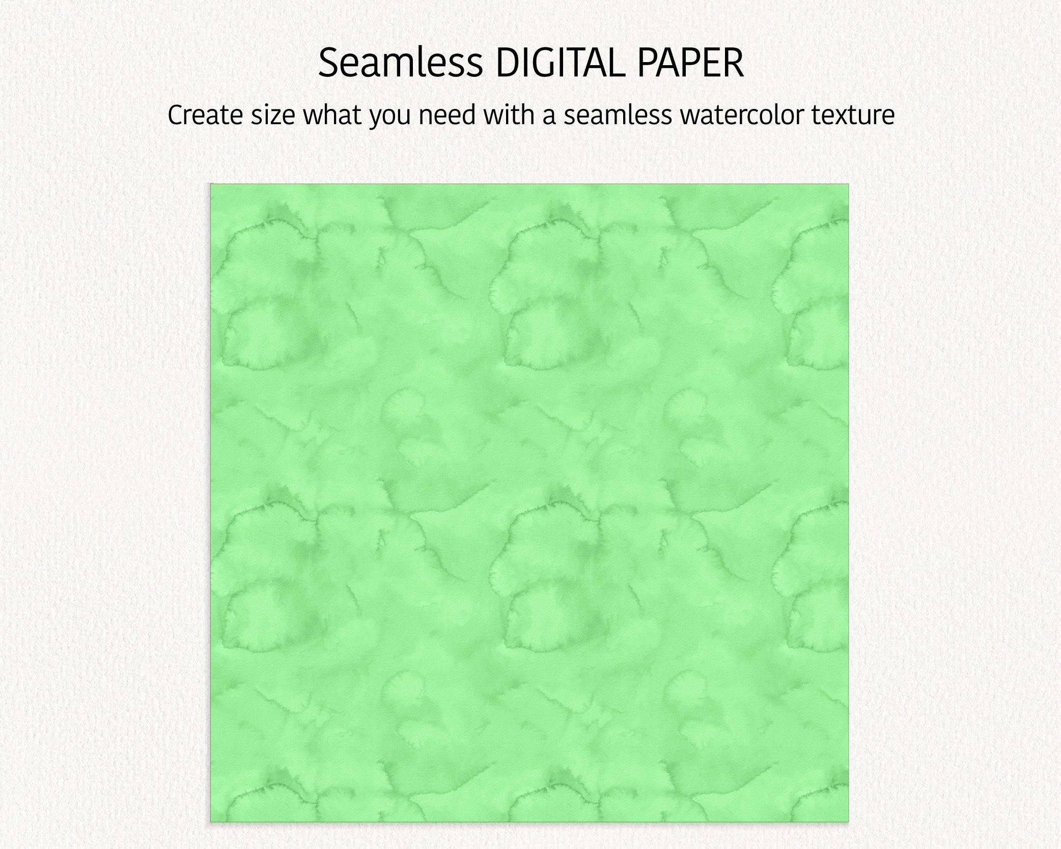 Green Watercolor Digital Paper Pack, Forest Tones, Army Abstract ...