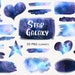 Watercolor Galaxy Stars Splashes, Galaxy Clipart, Galaxy Stars ...