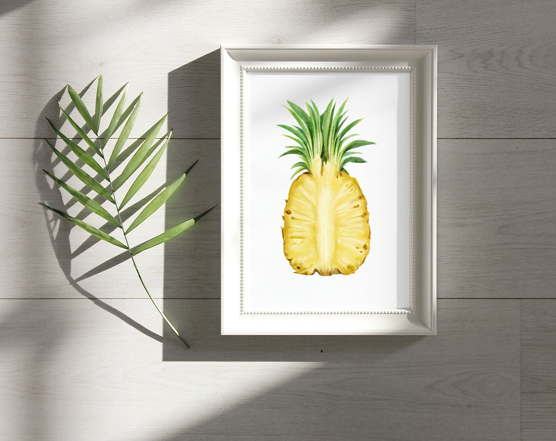 Watercolor Pineapple Clipart Tropical Fruit Clip Art Summer - Etsy
