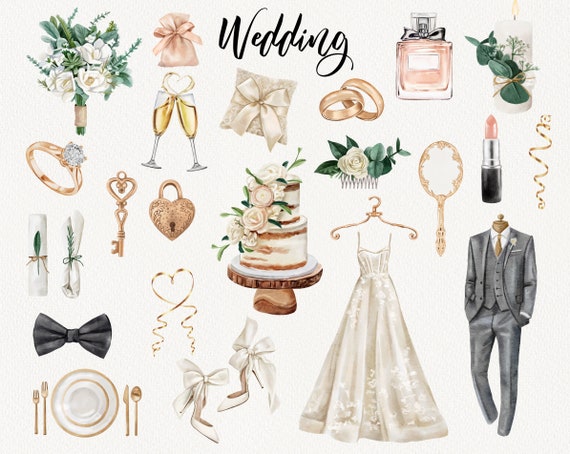 Wedding Clip Art Objects