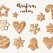 Christmas Cookies Clipart, Watercolor Gingerbread, Sweets, Candy ...