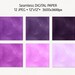 Violet Watercolor Digital Paper Pack, Purple Tones, Abstract Watercolor ...
