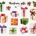 Watercolor Gift Box Clipart, Christmas Presents, Craft Gifts Clipart ...