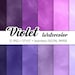 Violet Watercolor Digital Paper Pack, Purple Tones, Abstract Watercolor ...