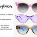Sunglasses Watercolor Clipart, Summer Glasses Clip Art, Travel, Fashion ...