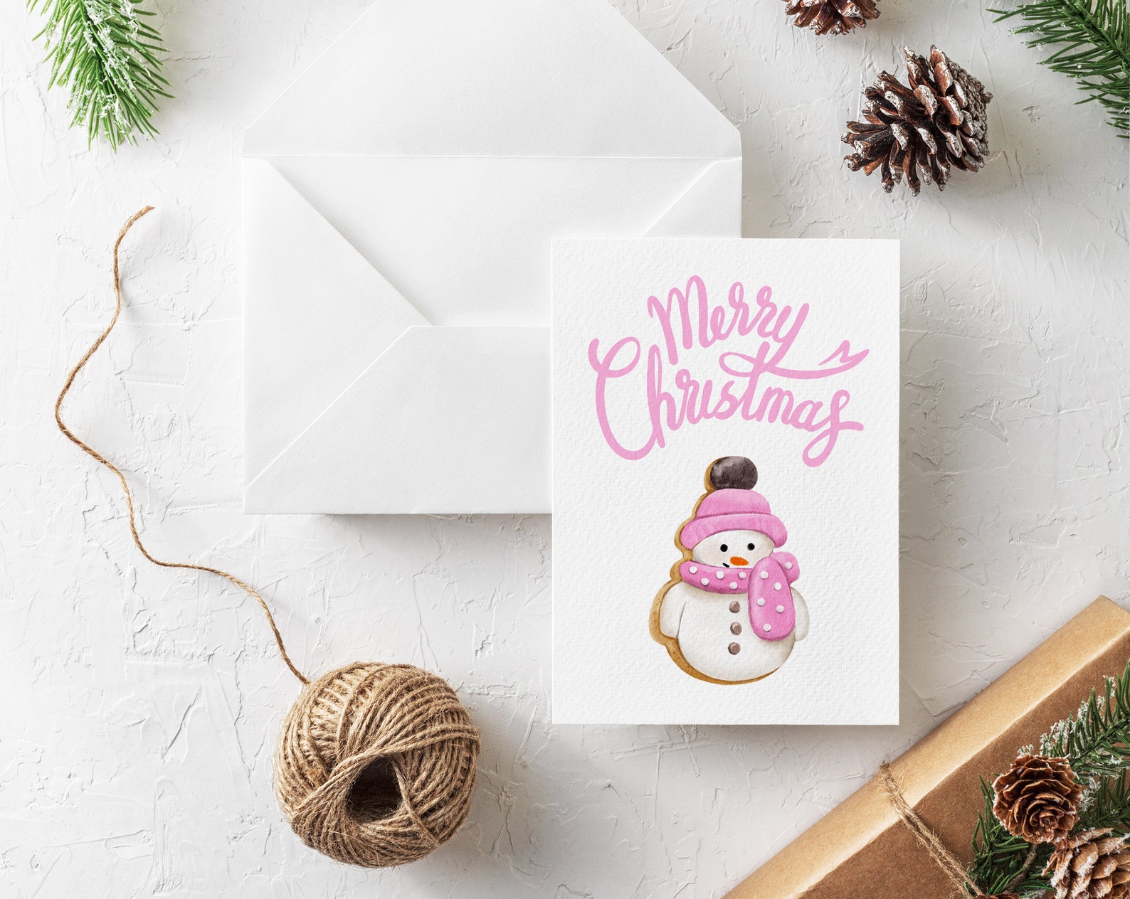 Christmas Cute Cookies Clipart, Watercolor Pink Gingerbread, Sweets ...