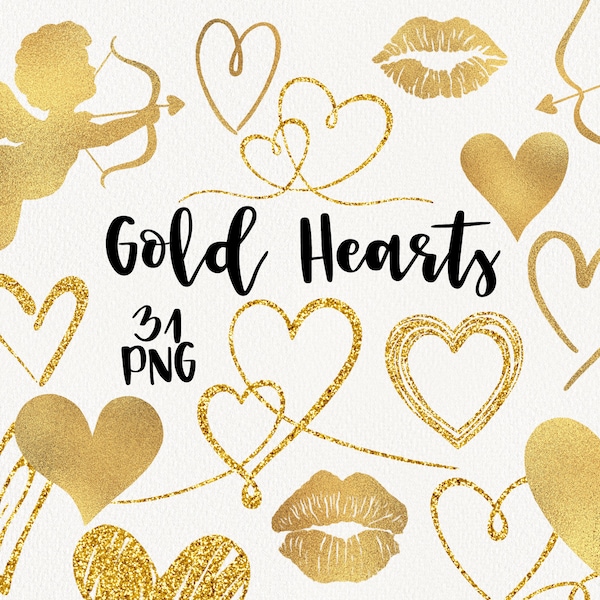 Gold Arrows Clipart - Etsy
