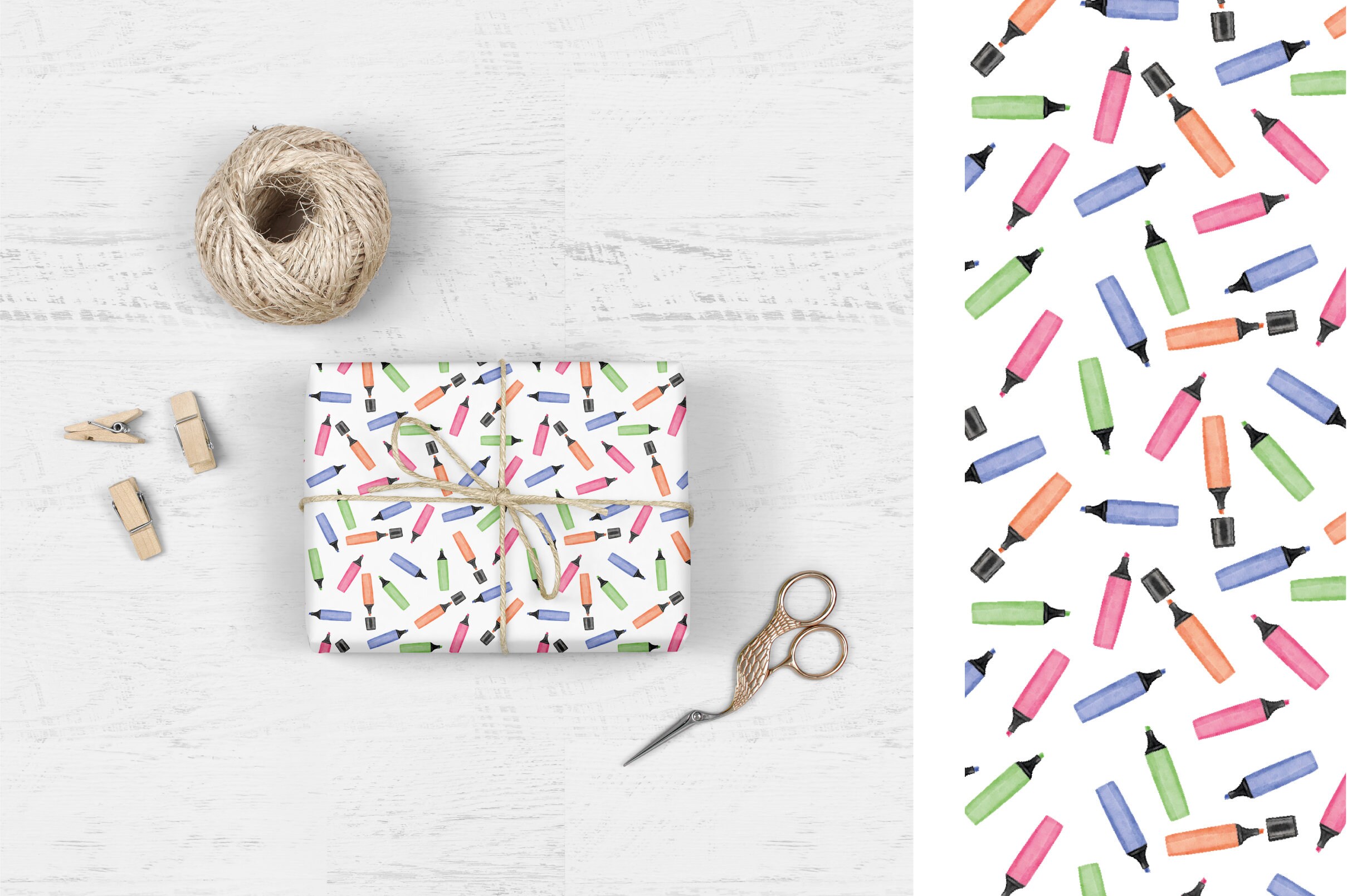 Watercolor Back to School Digital Paper, School Supplies, Autumn ...