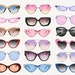 Sunglasses Watercolor Clipart, Summer Glasses Clip Art, Travel, Fashion ...
