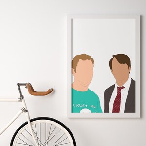Peep Show Mark and Jez TV Show Poster Television Print Music Print Home ...