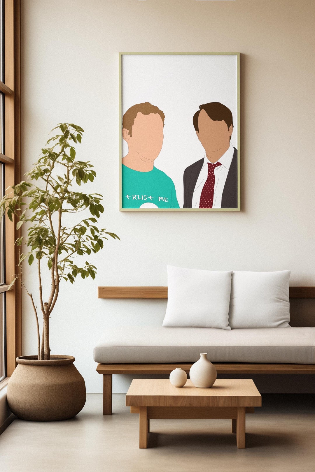 Peep Show Mark and Jez TV Show Poster Television Print Music Print Home ...