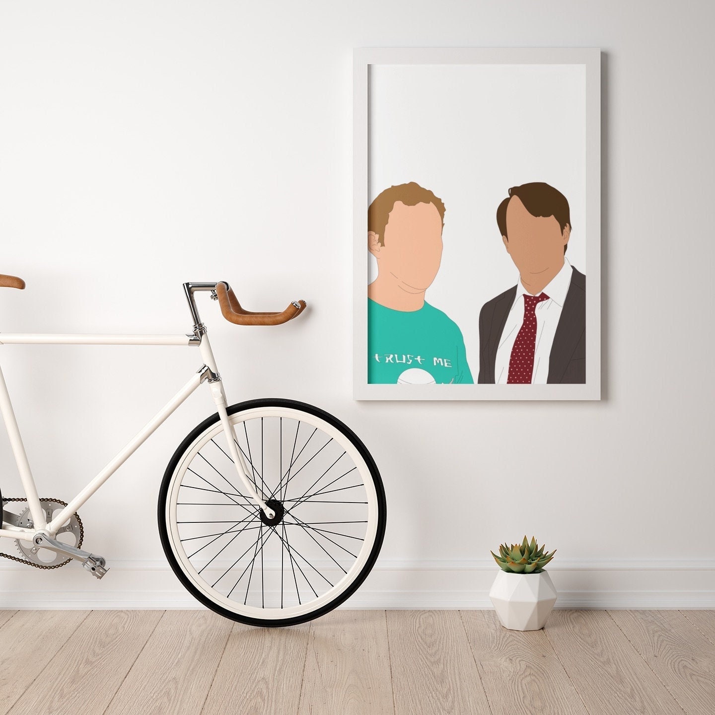 Peep Show Mark and Jez TV Show Poster Television Print Music Print Home ...