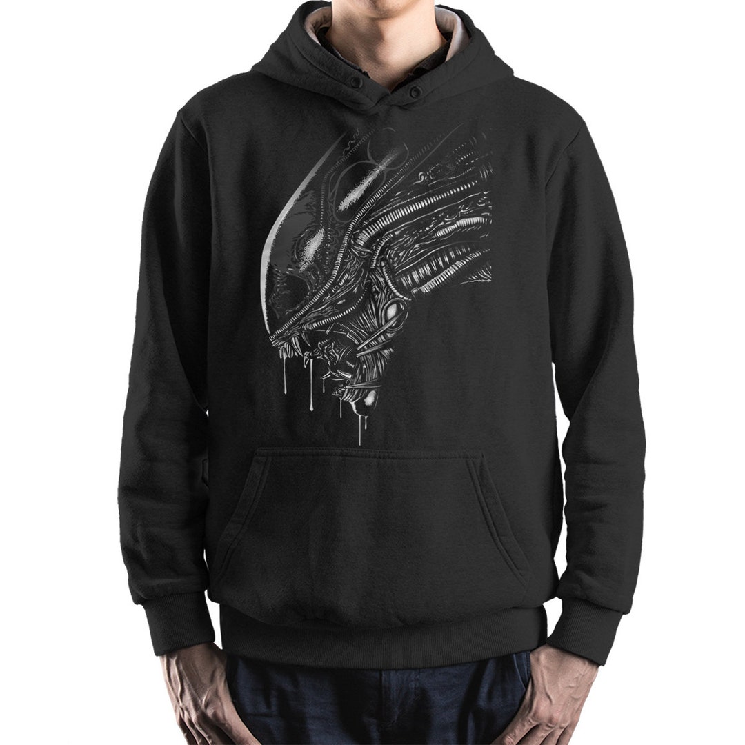 Alien Xenomorph Hoodie and Sweatshirt, Unisex Sizes ALI-454421 - Etsy