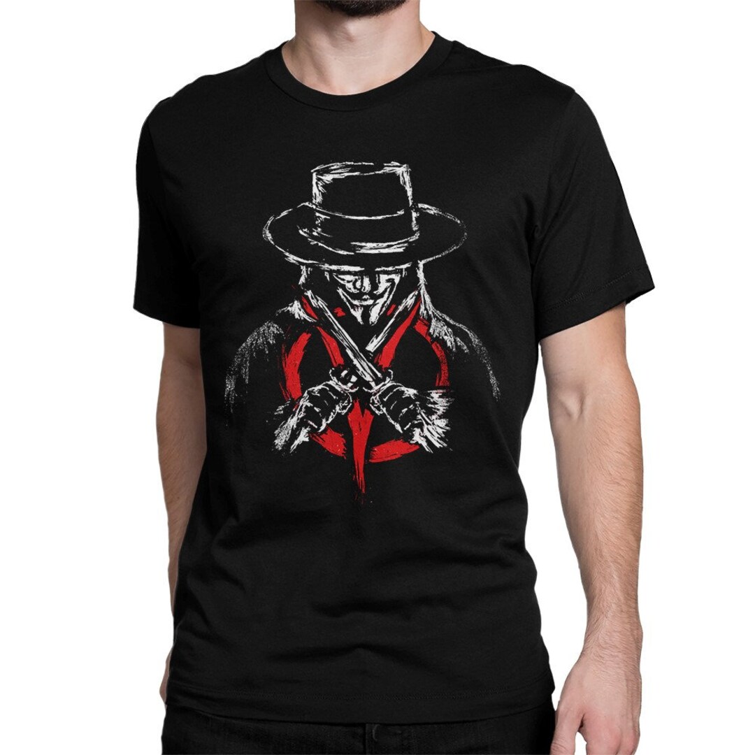 V for Vendetta Anarchy T-shirt, Men's and Women's Sizes (drsh-204) - Etsy