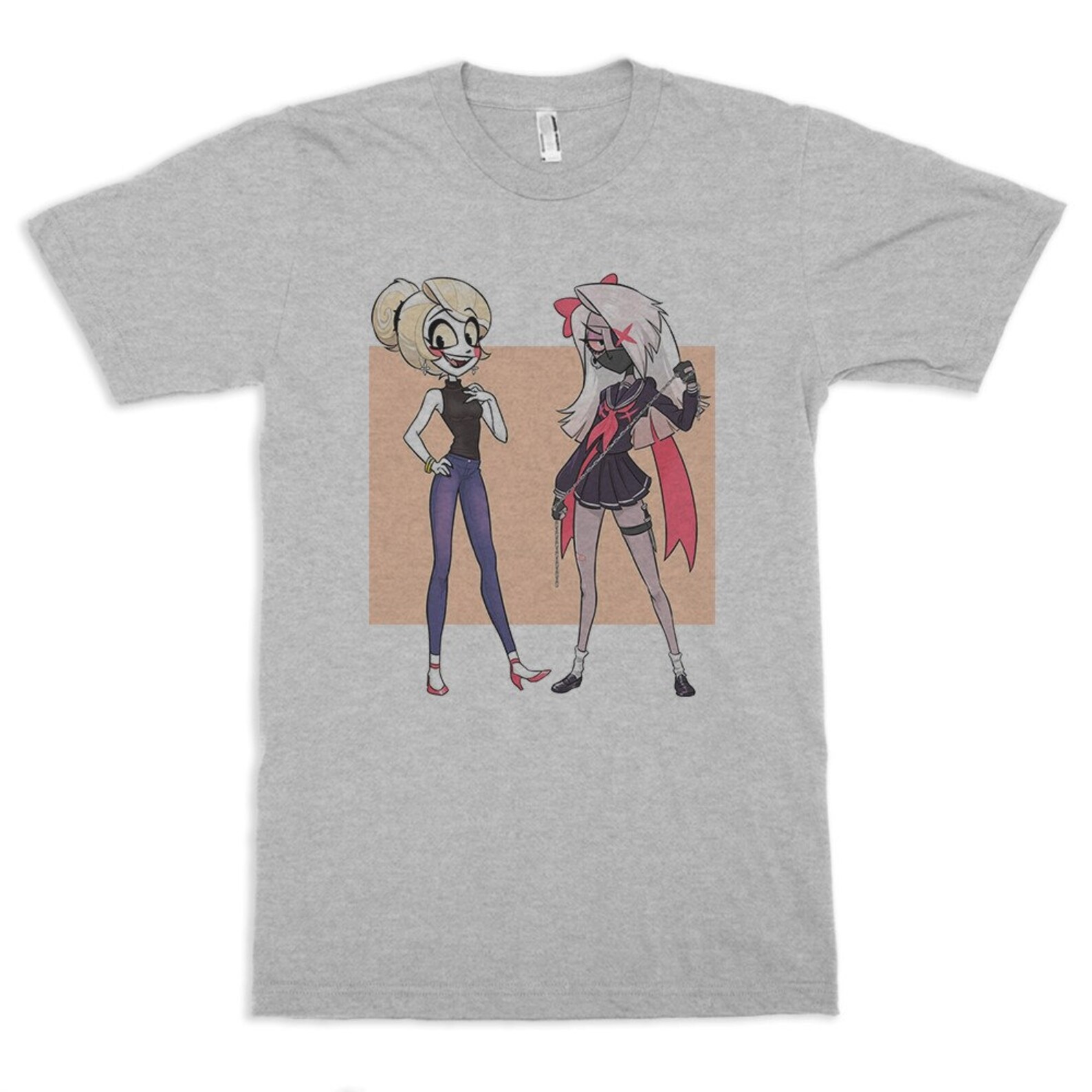 Hazbin Hotel Charlie and Vaggie T-shirt, Men's and Women's Sizes (drsh ...