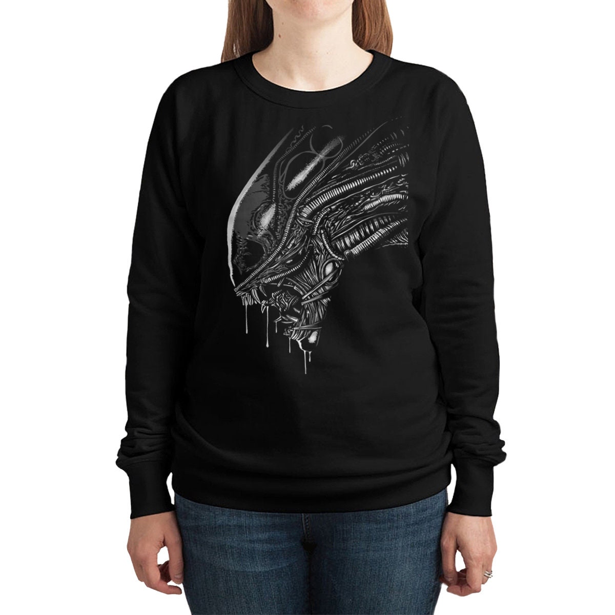 Alien Xenomorph Sweatshirt and Hoodie Unisex Sizes - Etsy
