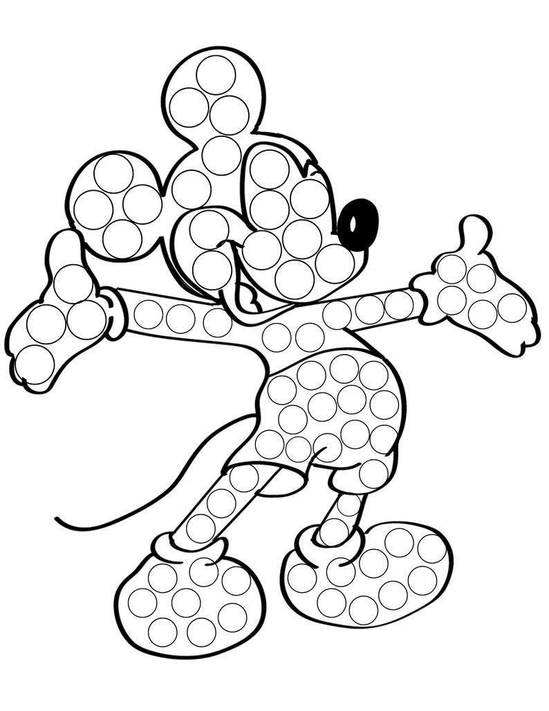 Kids Dot Marker Coloring Pages / Animal Dot Marker Printables / Dot a ...
