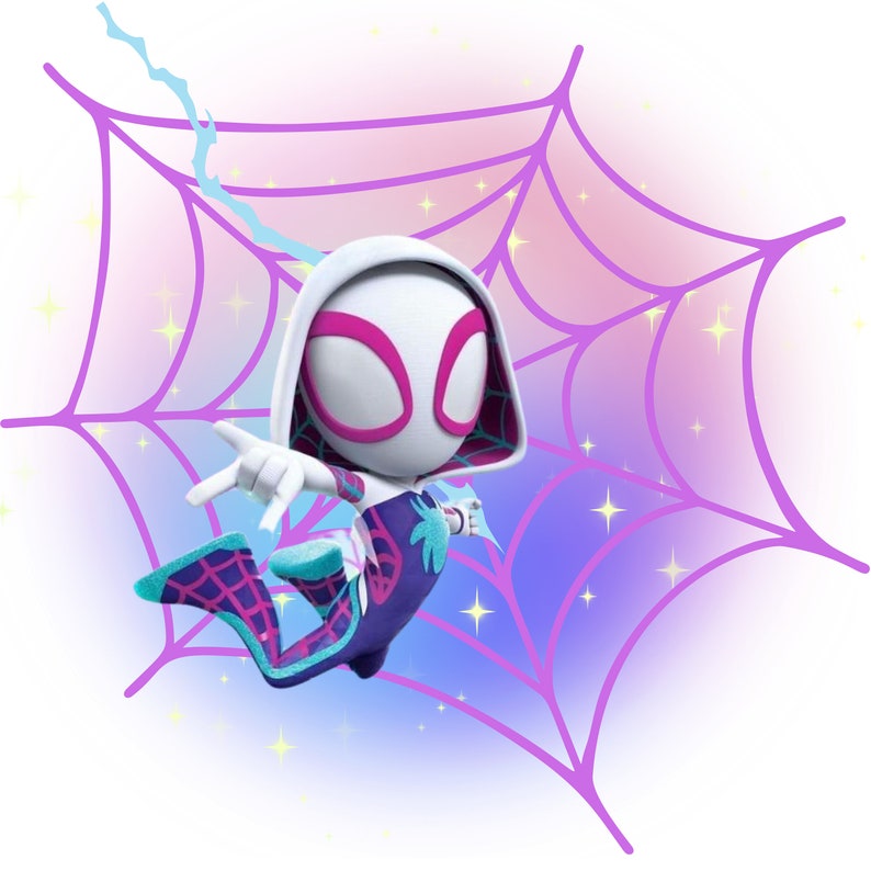 Spider Gwen 5 PNG, Spidey and His Amazing Friends Clipart, Spidey ...