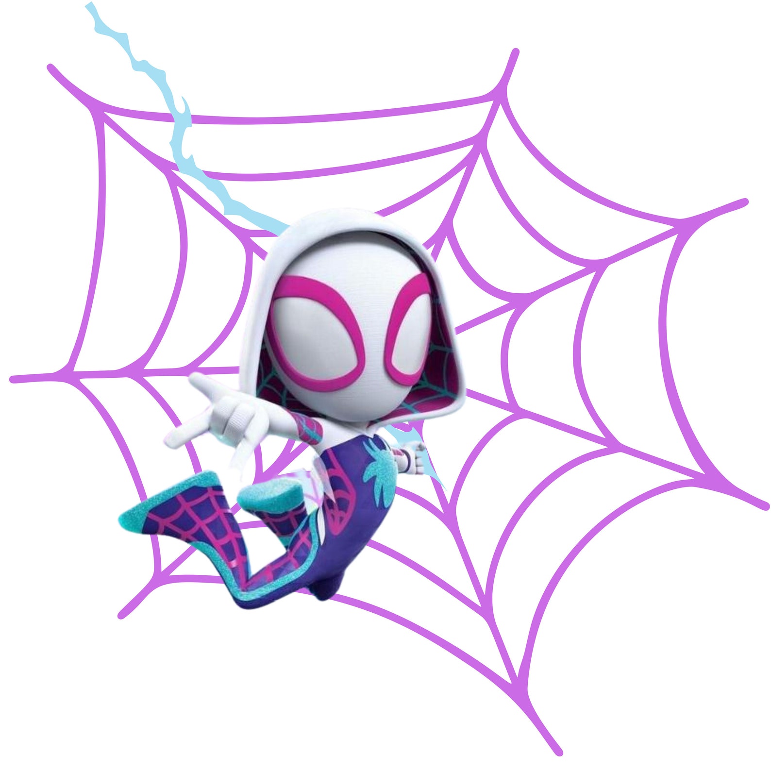 Spider Gwen 5 PNG, Spidey and His Amazing Friends Clipart, Spidey ...