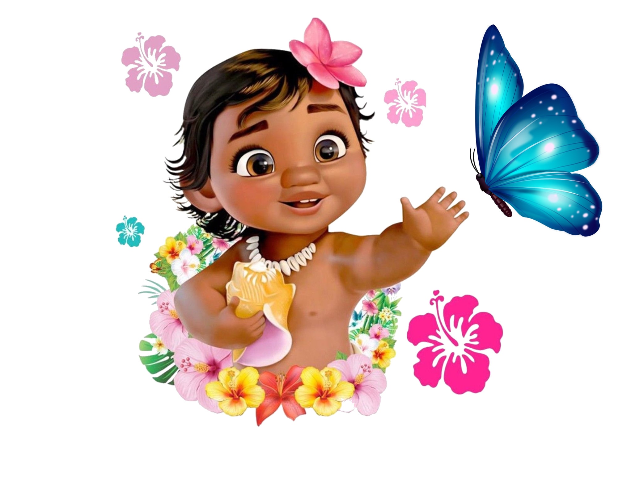 Baby Moana PNG Clipart Instant Digital Download - Etsy