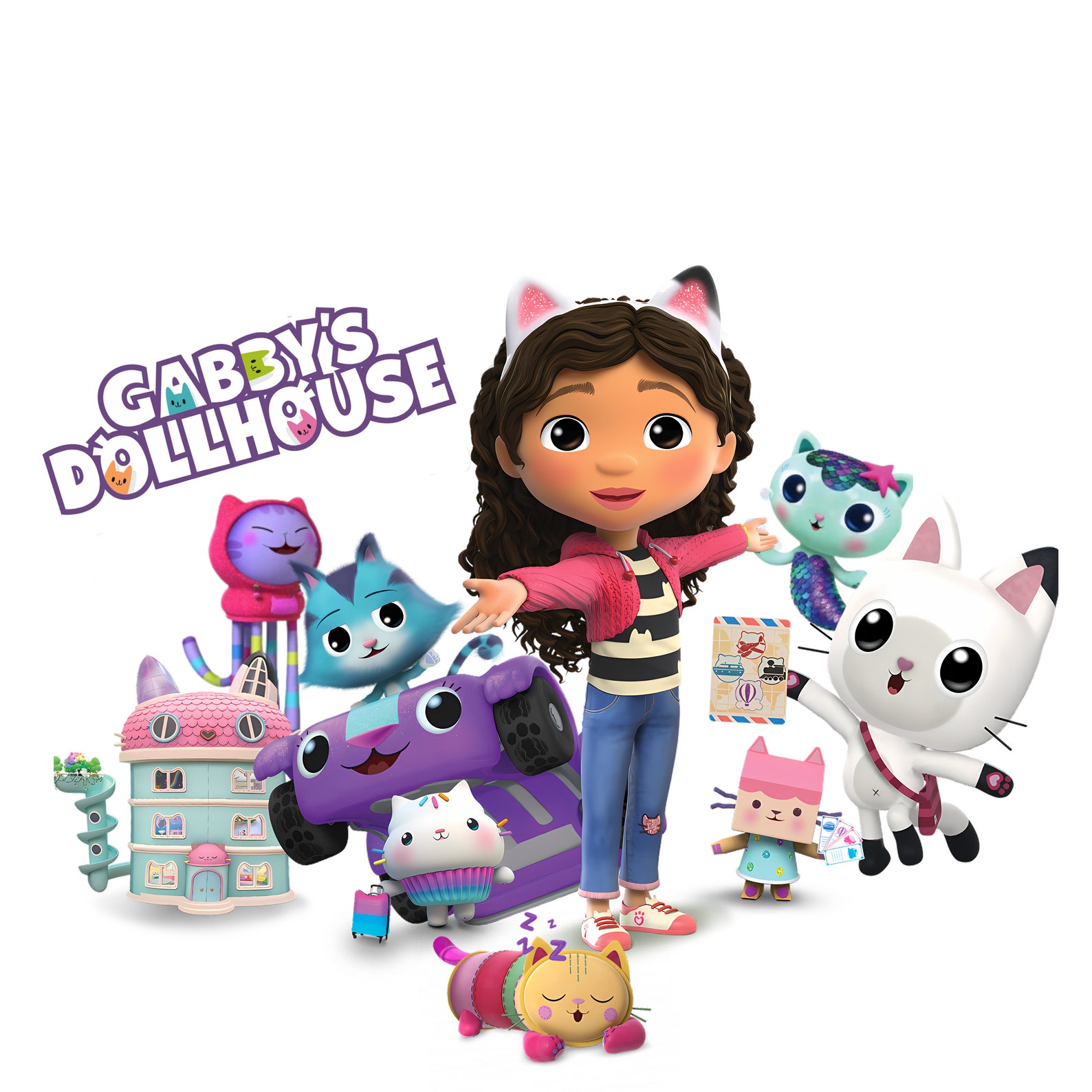 Gabby Dollhouse 5 PNG, Gabby Clipart Art, Gabby Dollhouse Shirt Png ...