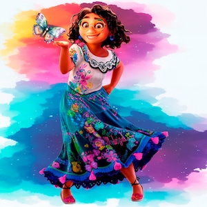 Encanto Mirabel 3 PNG, Mirabel Clipart Instant Digital Download ...