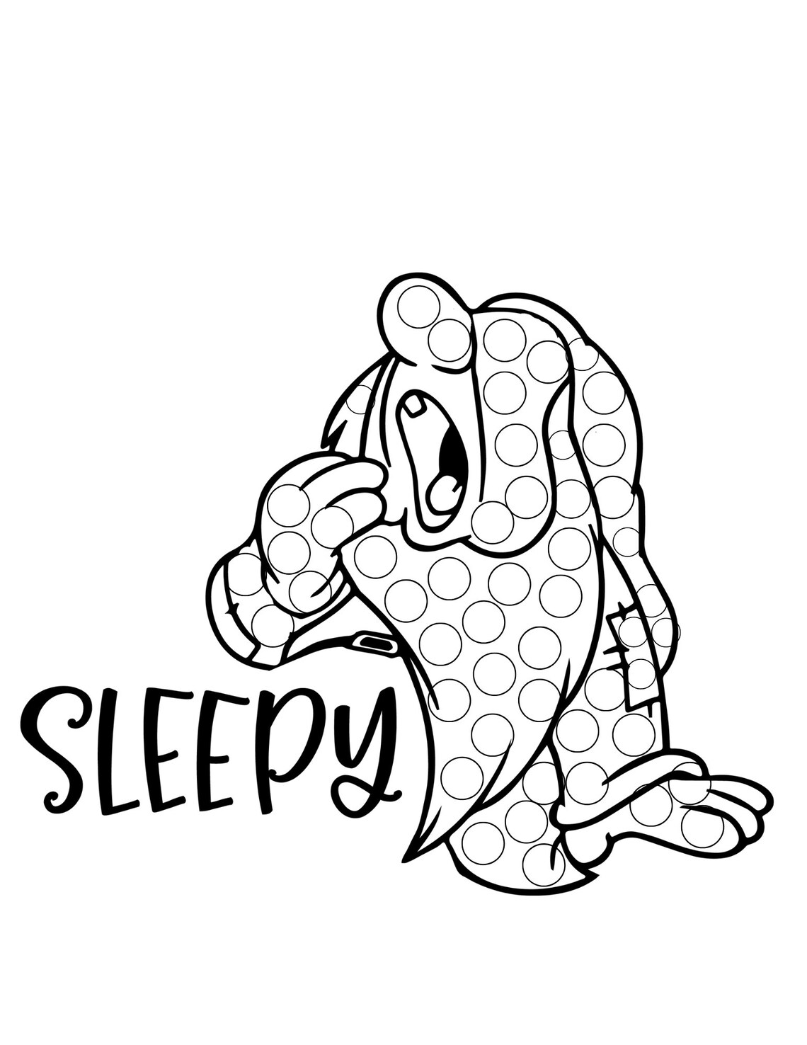 Kids Dot Marker Coloring Pages / Animal Dot Marker Printables / Dot a ...