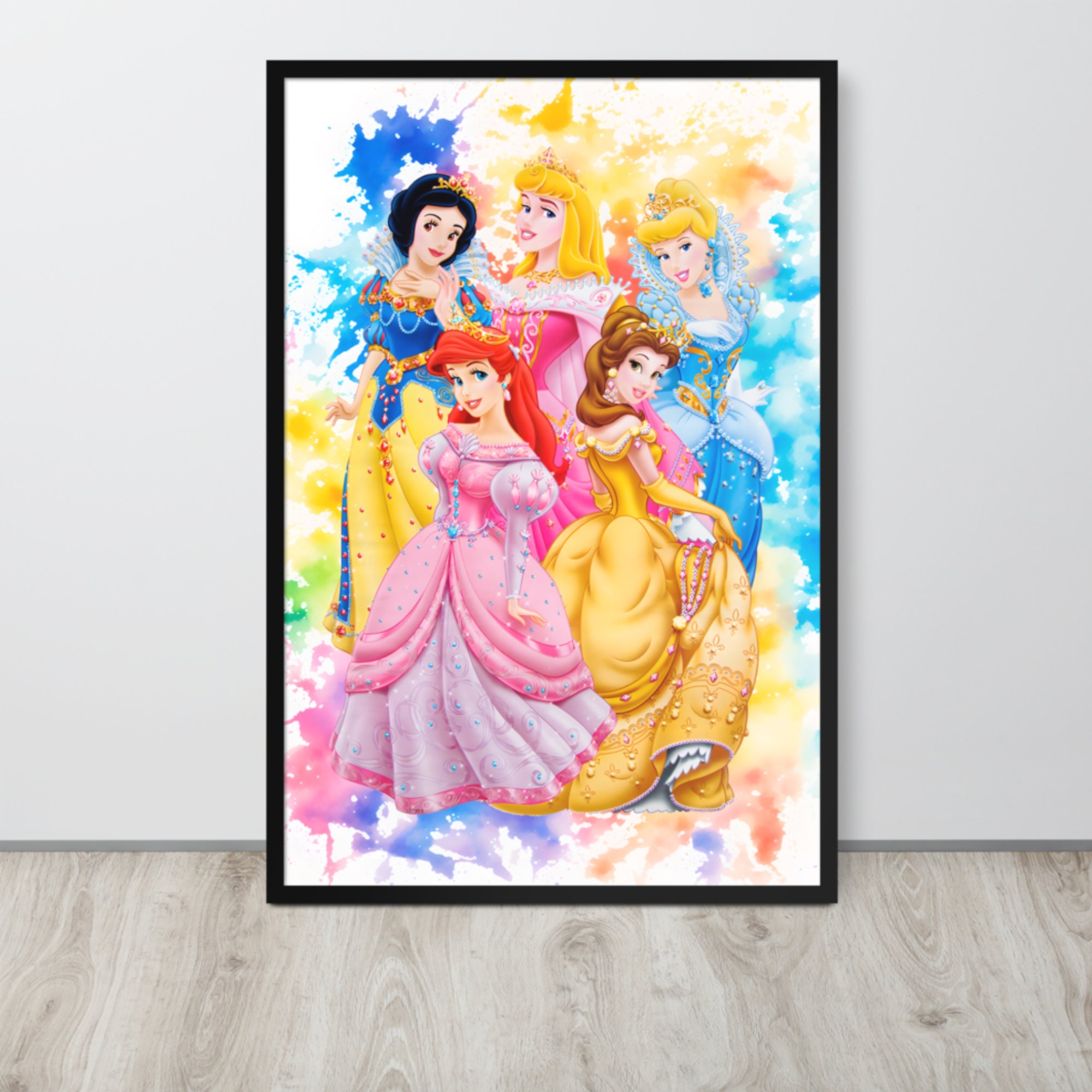 Bundle Princess 15, Printable Princess Poster, Princess Wall Art ...