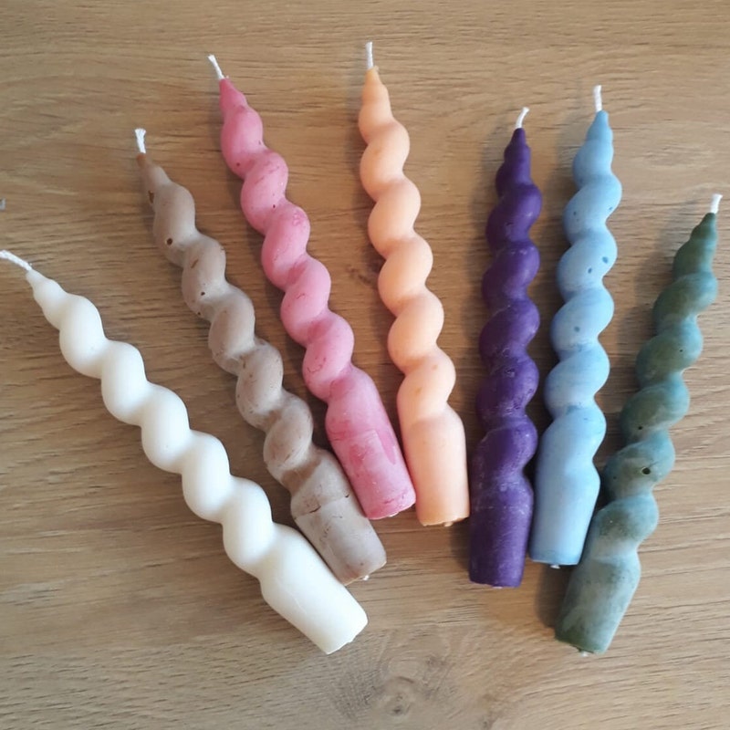 Colorful Candles - Etsy