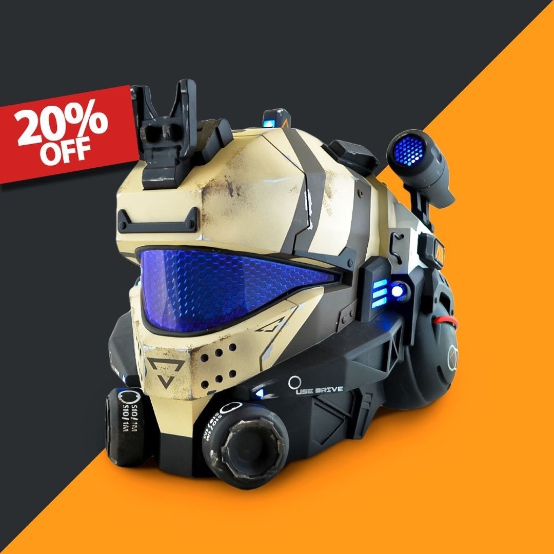 Titanfall 2 Pulse Blade Pilot Helmet Cosplay Helmet Etsy Australia