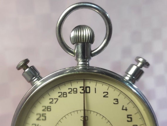 LARGE Vintage Mechanical Stopwatch, 3-button stopwatc… - Gem