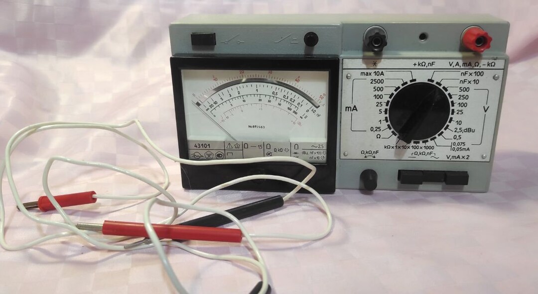 Rare Vintage Soviet Tester Measuring Combination Instrument Multimeter ...