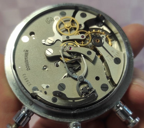 LARGE Vintage Mechanical Stopwatch, 3-button stopwatc… - Gem