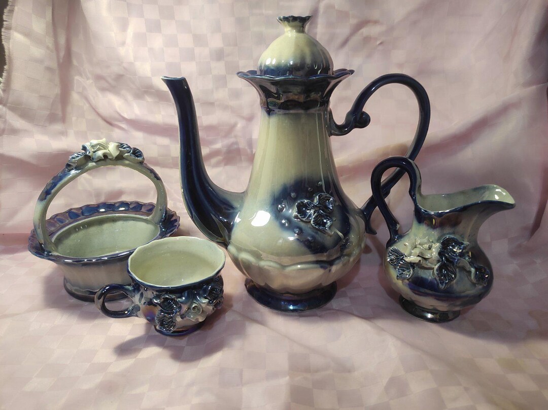 19_2026_vintage Soviet Antique Ceramic Milk Service, Ukraine, 1976 ...