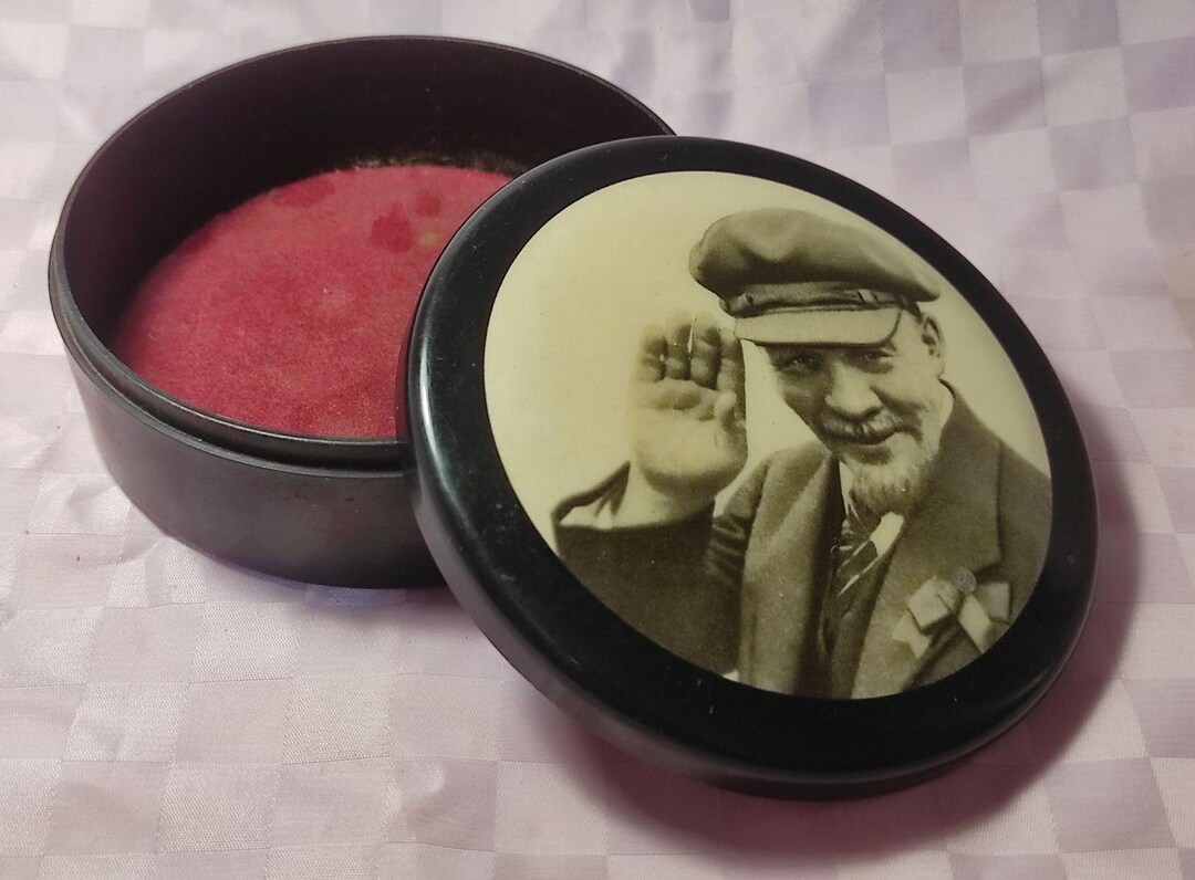 345_2025_vintage Box Lenin, Plastic Box LENIN, Jewelry Box, Soviet ...