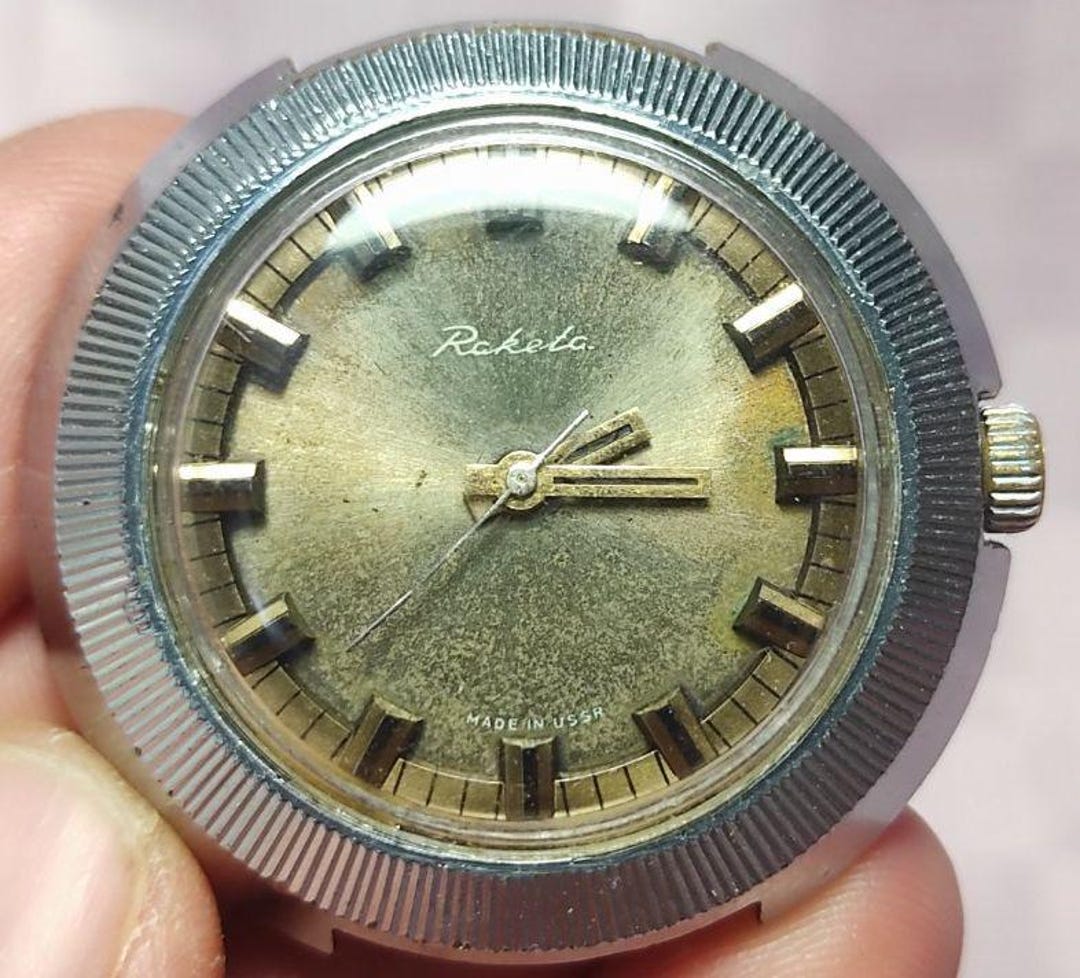 Vintage Beautiful Men's Mechanical Soviet Wristwatch RAKETA, 19 Stones R2609 USSR, Original - Etsy