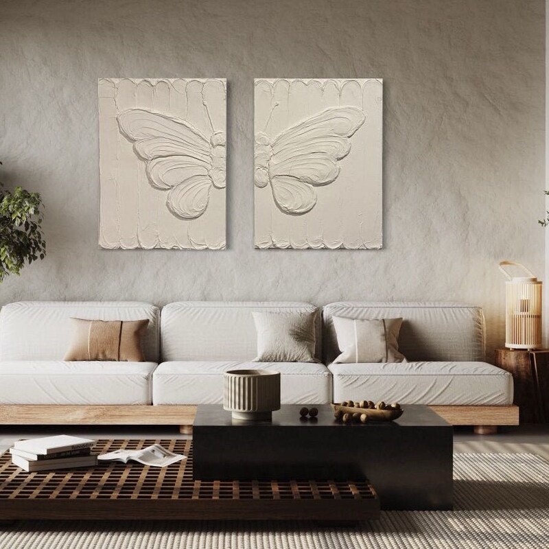 Bas Relief Butterfly - Etsy