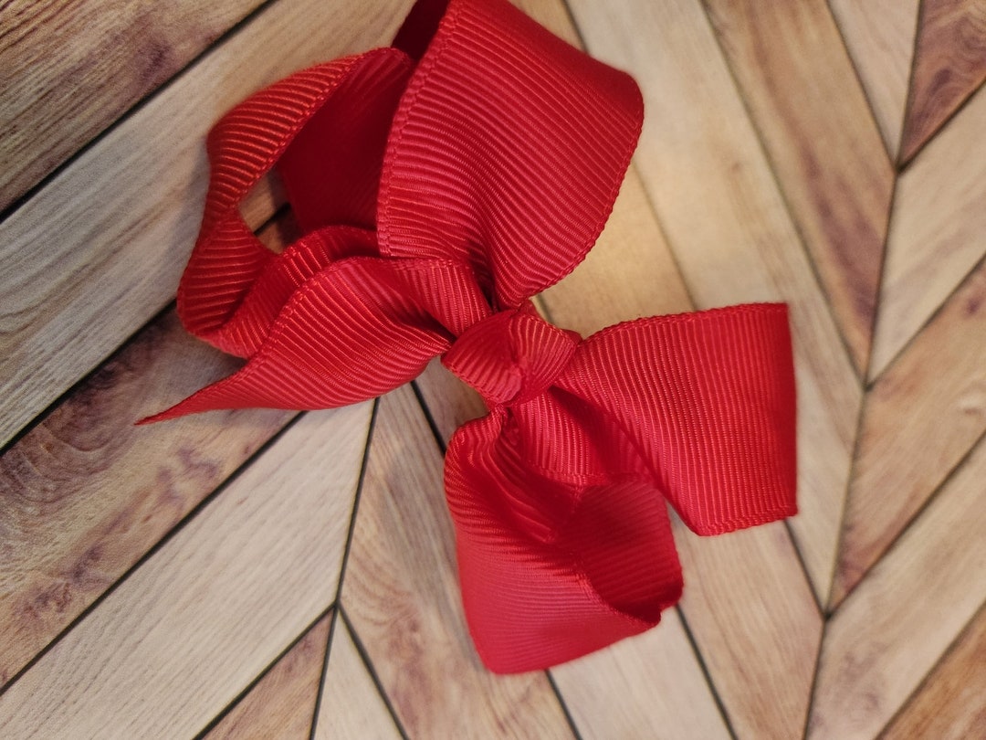3 Inch Small Ribbon Hair Bows for Girls Ribbon Hair Bows for Toddlers ...