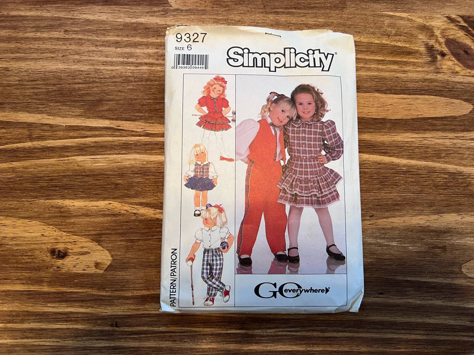 Simplicity 9327 Vintage Sewing Pattern Child’s Outfit - Etsy