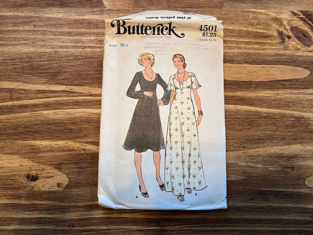 Butterick 4501 Vintage Sewing Pattern Women’s Evening Dress - Etsy