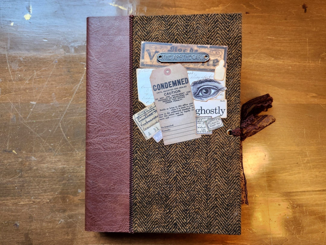 Haunted Apothecary Handmade Junk Journal - Etsy