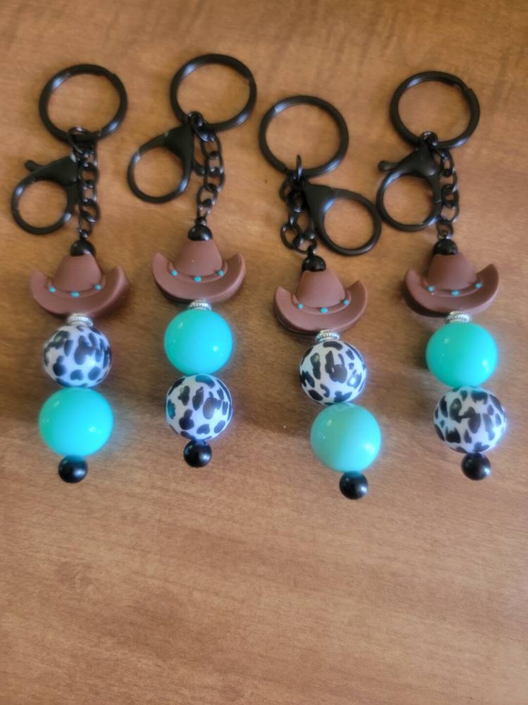Cowboy Hat Keychain - Etsy