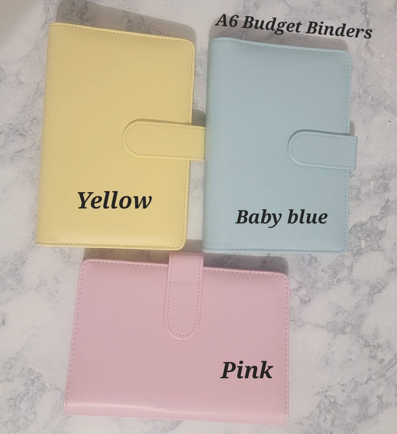 A6 Budget Binders With Cash Envelopes and Budget Sheets. Cash Stuffing ...