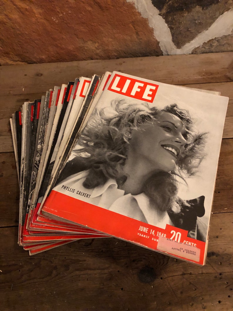 Life Magazine 1948 - Etsy