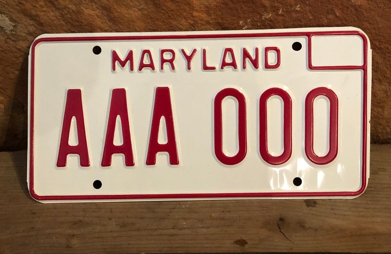 Vintage License Plates 80’s - Etsy
