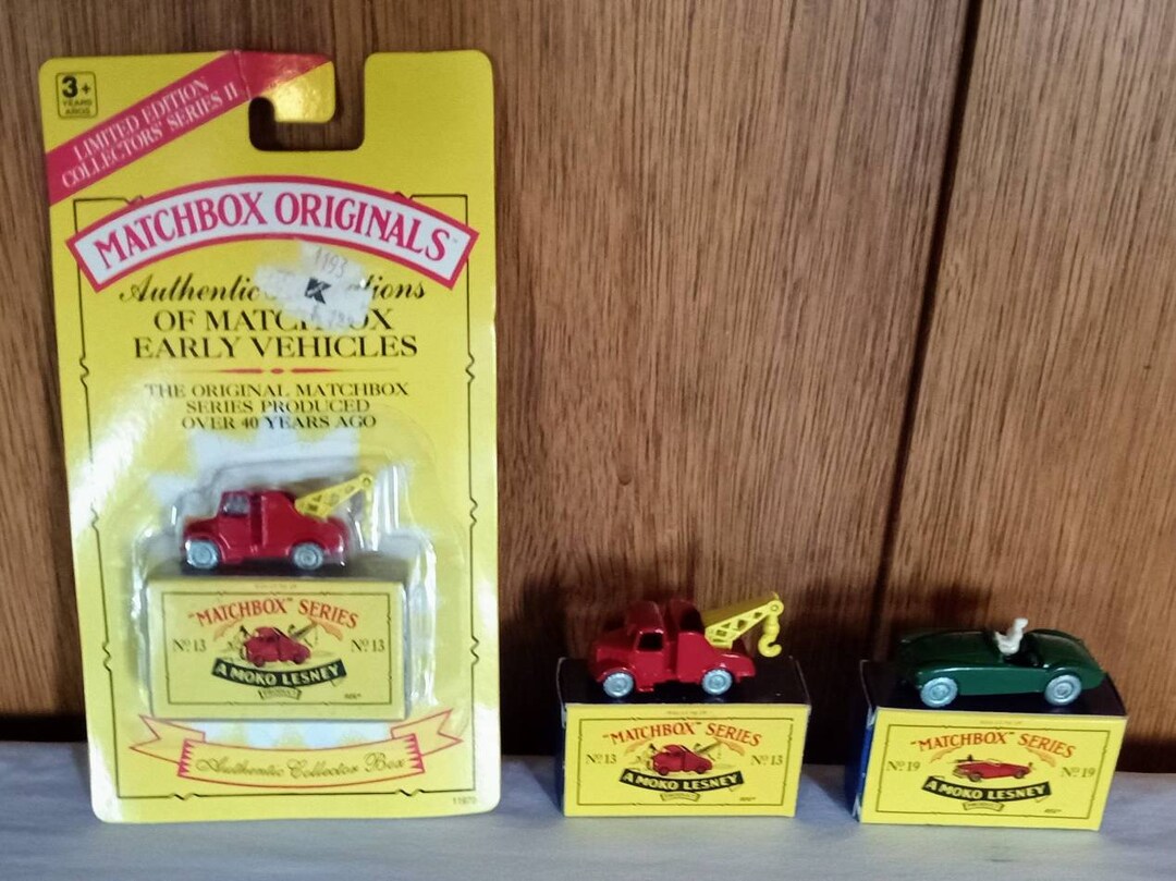 Vintage "matchbox" Series A MOKO Lesney" Product. 1 Lot of 3 Authentic ...