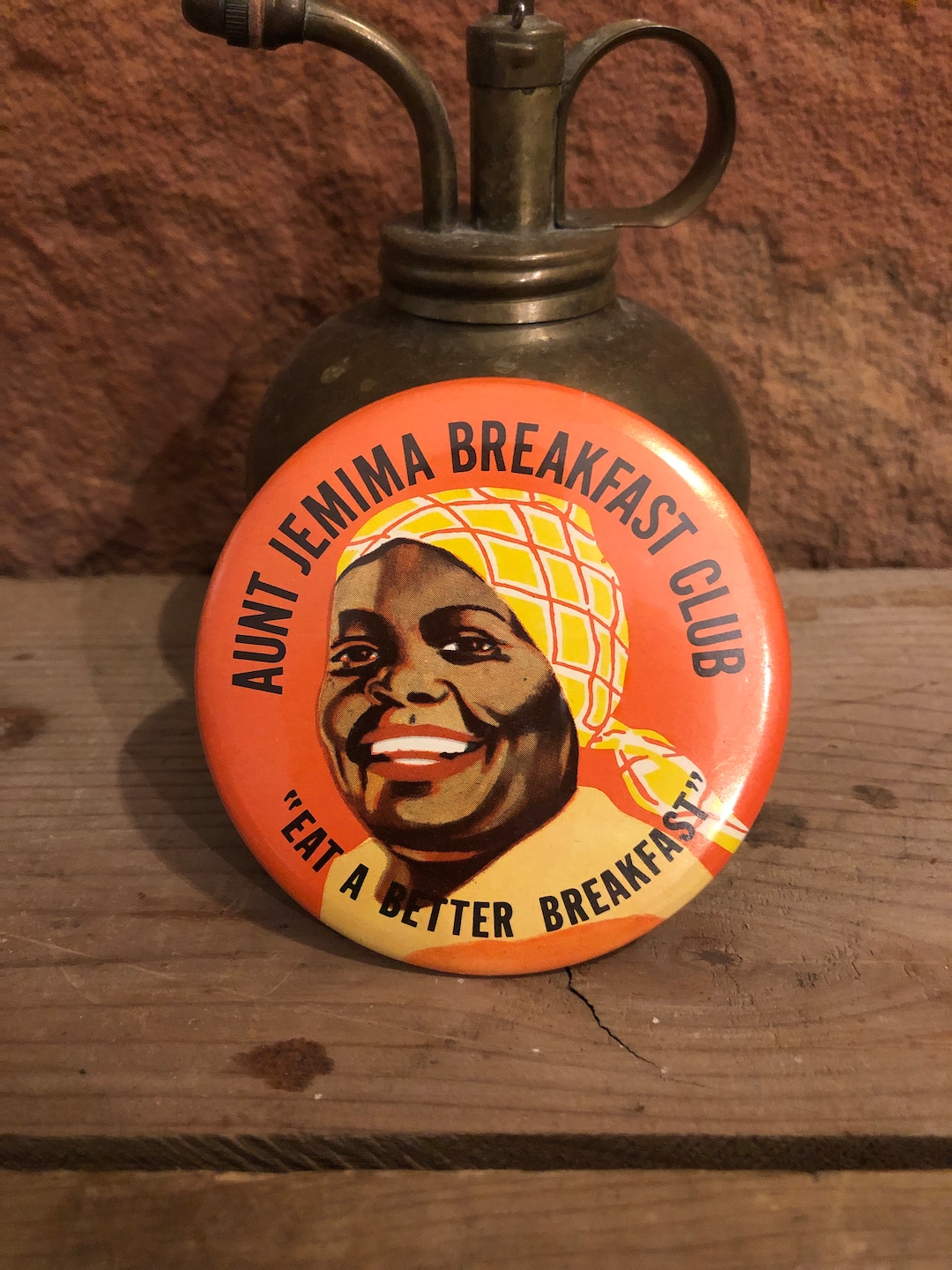 Aunt Jemima Button Mirror - Etsy