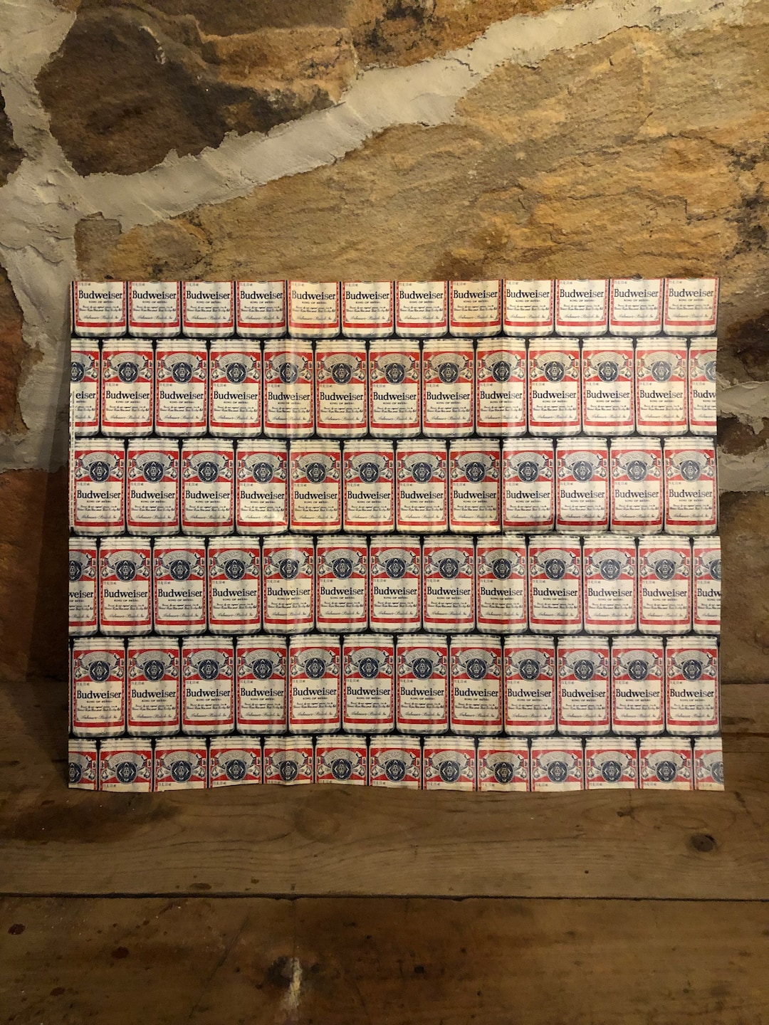Budweiser Can Wrapping Paper - Etsy